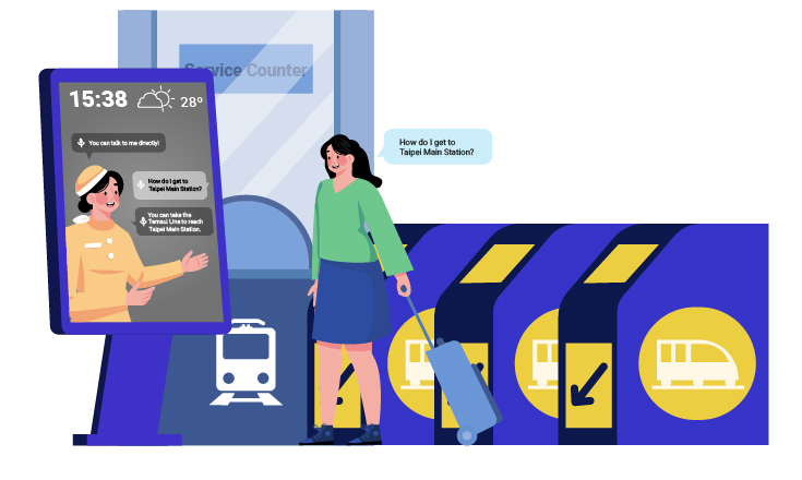 ASRock Industrial - Elevated Unmanned Smart MRT Customer Service with LLM AI ChatBot on Edge ...